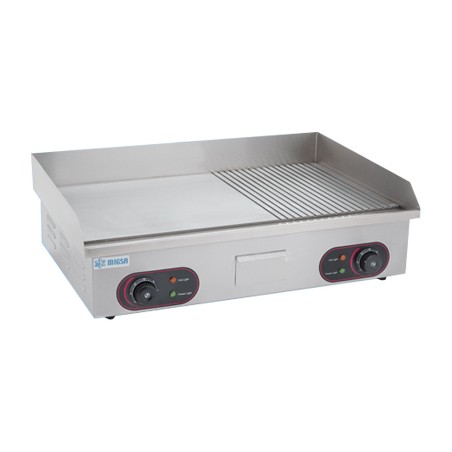 MIGSA BN822B ⭐️ Plancha grill mitad lisa mitad acanalada